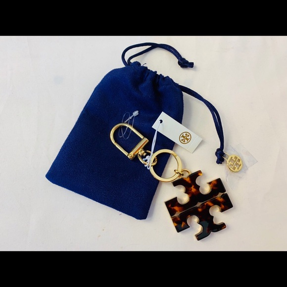 Tory Burch | Accessories | Tory Burch Nwt Tortoise Double T Key Chain ...